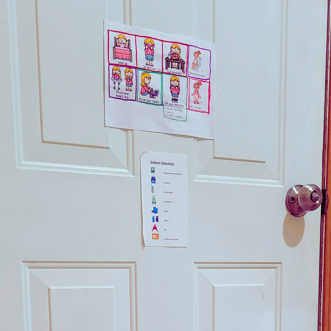 Creating a Morning Routine Chart for School