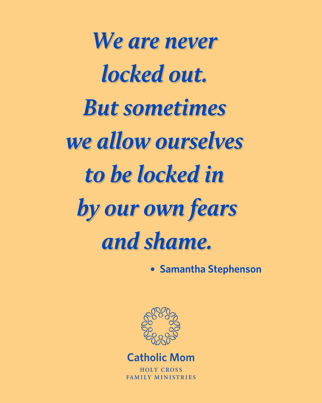 The Door Is Not Locked: Finding Freedom in Confession