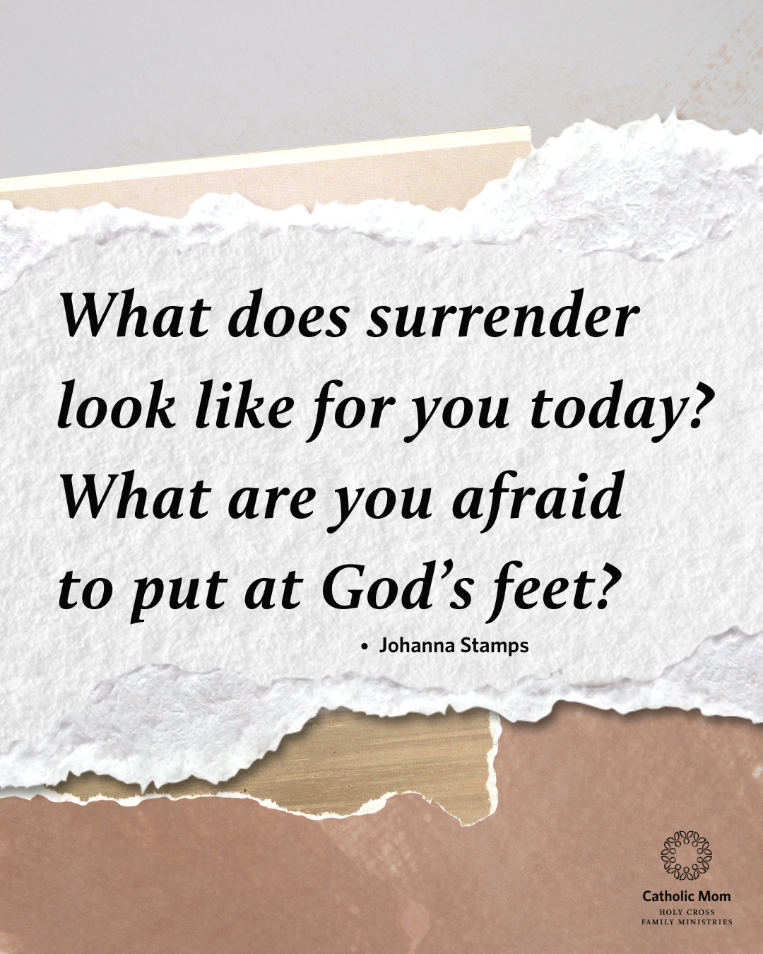 Finding Hope in Surrender