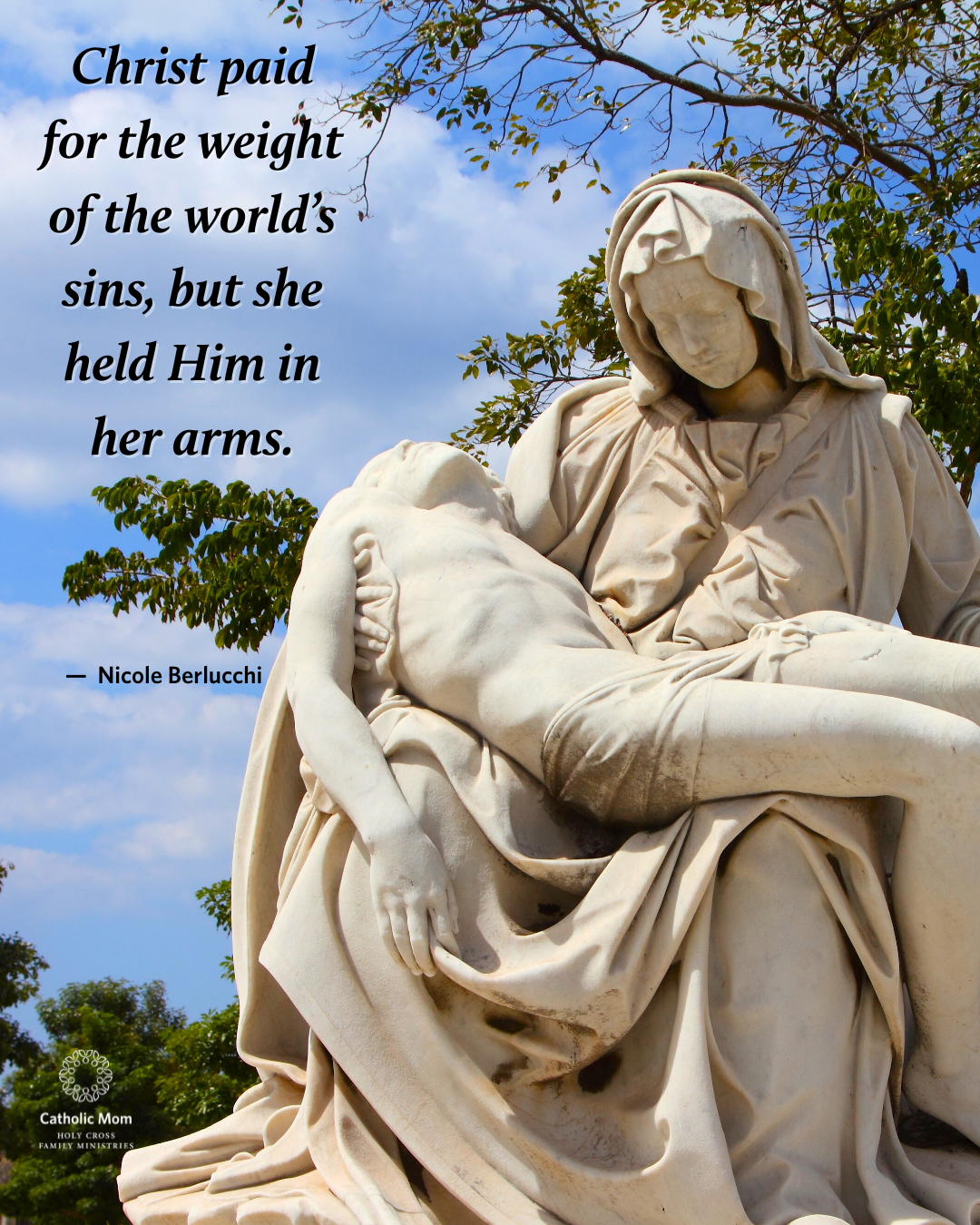 The Weight of the World: Mary Holding Jesus