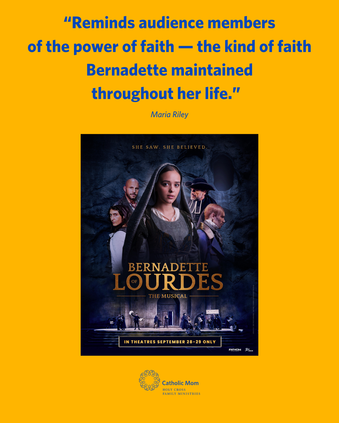 'Bernadette of Lourdes': A Moving Musical