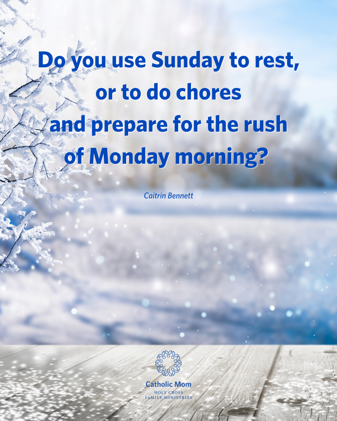 Sabbath Rest: My New Year's Resolution