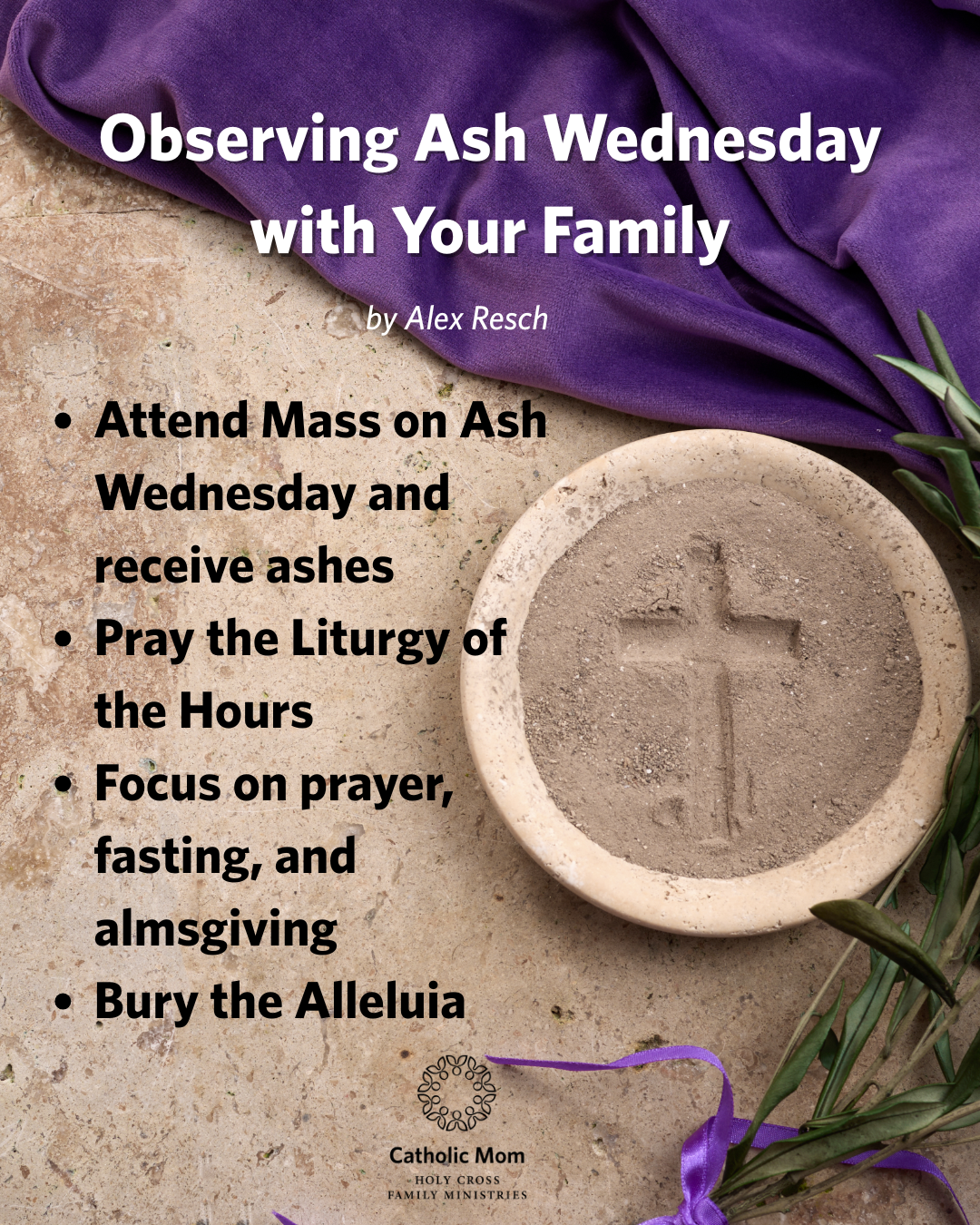 How to Pray and Fast with Children on Ash Wednesday
