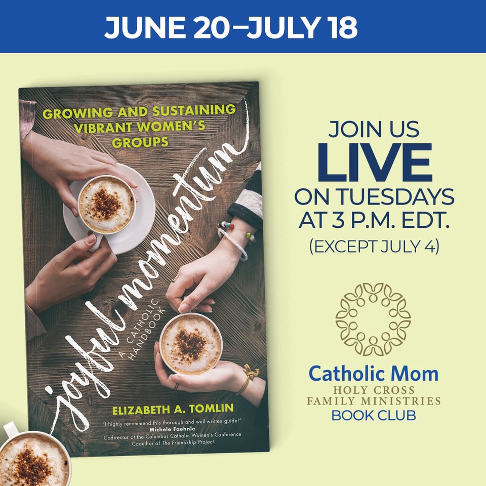 The Summer 2023 Catholic Mom Book Club: Joyful Momentum by Elizabeth Tomlin