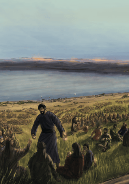 New Catholic Illustrated Bible: Jesus Feeds the Five Thousand
