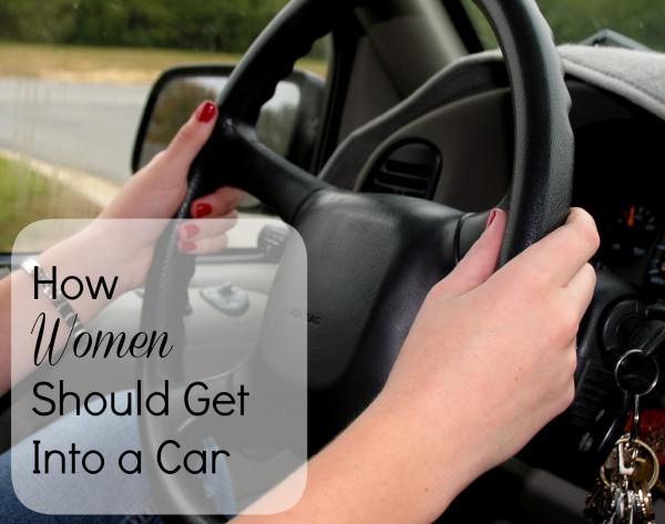 How Women Should Get Into a Car