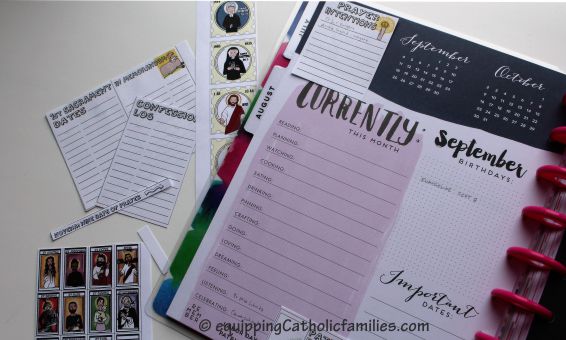 Catholic Planner: Sync your Schedule with the Saints!