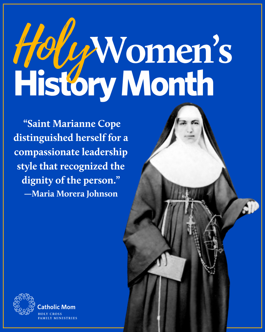Women in History: Saint Marianne Cope, a Model of Trust and Humility