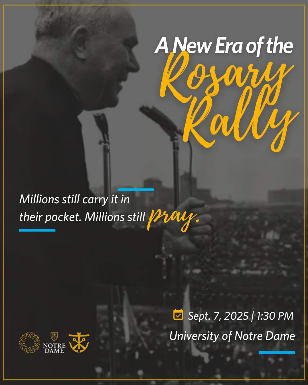 Jim Caviezel’s Encounter with Father Peyton and a Rosary Rally